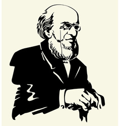 Ernest rutherford Royalty Free Vector Image - VectorStock