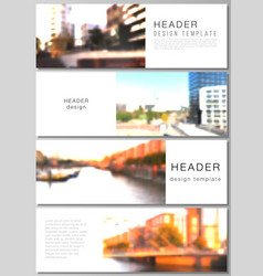 Flyer template header design Royalty Free Vector Image