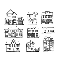 House style collection Royalty Free Vector Image