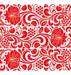 Traditional russian seamless pattern frame Vector Image