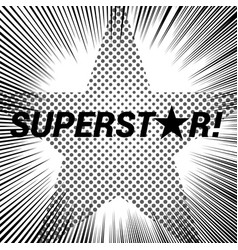 Comic super bright template Royalty Free Vector Image