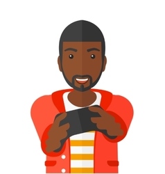 Video game controller cartoon Royalty Free Vector Image