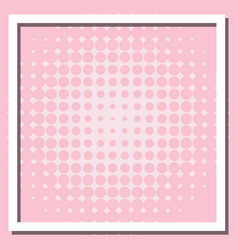 Frame template design with pink background Vector Image