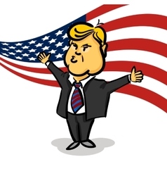 Anti donald trump sign Royalty Free Vector Image