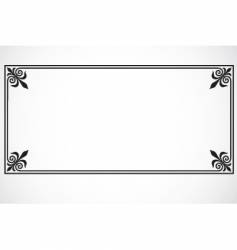 Frame with border template Royalty Free Vector Image
