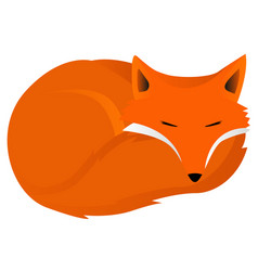 Cute fox animal wearing indian traditional tribal Vector Image