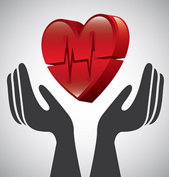 Caring hand Royalty Free Vector Image - VectorStock