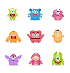Cute monsters set Royalty Free Vector Image - VectorStock