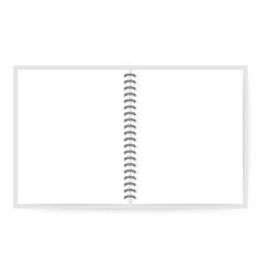 Open notebook Royalty Free Vector Image - VectorStock