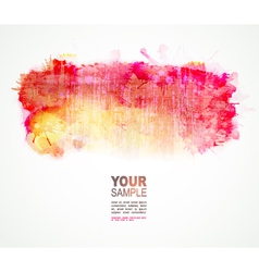 Colorful stain borders Royalty Free Vector Image