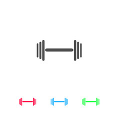 Dumbbell icon Royalty Free Vector Image - VectorStock