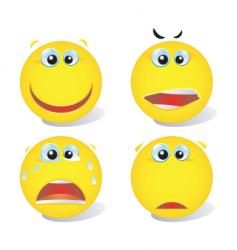Smiley characters Royalty Free Vector Image - VectorStock