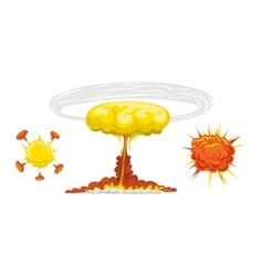 Bomb explosion Royalty Free Vector Image - VectorStock