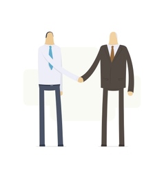 Man talking with employee boss and worker talk Vector Image