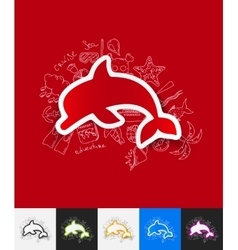 Dolphin swimming pool sign template vector by Vik_Y - Image #6148467 ...