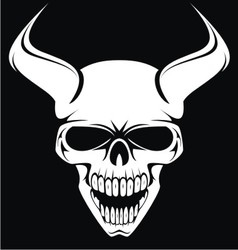 Red Devil Skulls Royalty Free Vector Image - VectorStock
