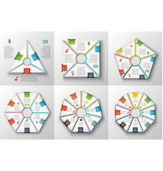 Simple geometric 2d shapes school geometry Vector Image