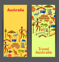 Australia map design australian traditional Vector Image