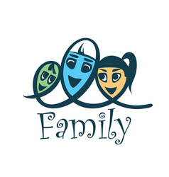 Family logo Royalty Free Vector Image - VectorStock