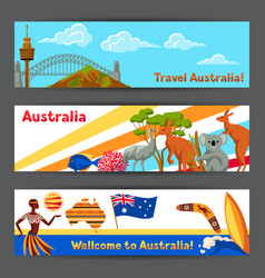 Australia map design australian traditional Vector Image