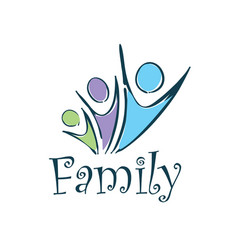 Family logo Royalty Free Vector Image - VectorStock