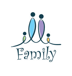 Family logo Royalty Free Vector Image - VectorStock
