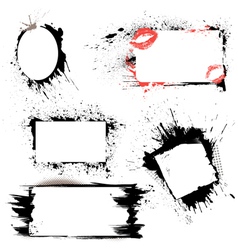 Graphic grunge set Royalty Free Vector Image - VectorStock