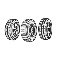 Car without wheels sketch Royalty Free Vector Image