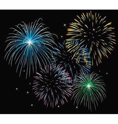 Fireworks Royalty Free Vector Image - VectorStock