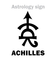 Astrology asteroid themis Royalty Free Vector Image