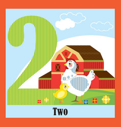 Farm animals height meter Royalty Free Vector Image