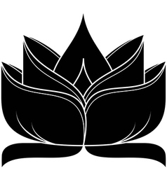 Lotus flower Royalty Free Vector Image - VectorStock