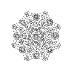 Mandala sahar Royalty Free Vector Image - VectorStock