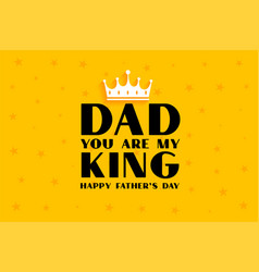 Fathers day card Royalty Free Vector Image - VectorStock