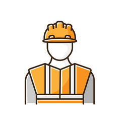 Safety worker Royalty Free Vector Image - VectorStock