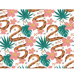 Leopard skin seamless pattern african animals Vector Image