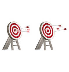 Target arrows banners Royalty Free Vector Image