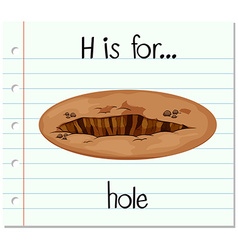 Many words for letter h Royalty Free Vector Image