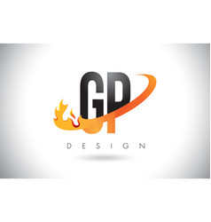 G golden letter logo design with circle swoosh Vector Image