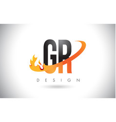 G golden letter logo design with circle swoosh Vector Image