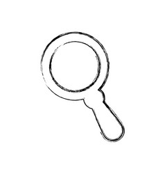 Magnifying glass lupe Royalty Free Vector Image