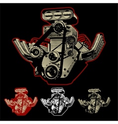 Cartoon racing car vector by PNogueira - Image #11484 - VectorStock