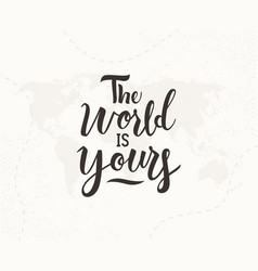 Phrase beautiful handwritten text Royalty Free Vector Image