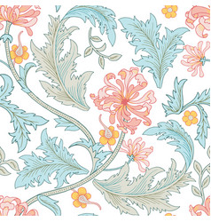 Seamless pattern in baroque rococo victorian Vector Image
