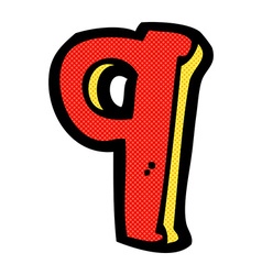 Alphabet p with penguin cartoon Royalty Free Vector Image