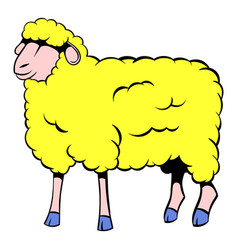 Scared sheep Royalty Free Vector Image - VectorStock