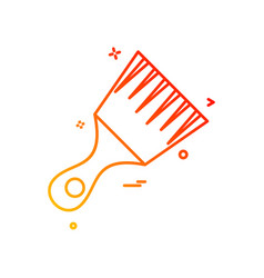 Bursh paint icon design Royalty Free Vector Image