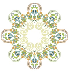 Circular islamic background four Royalty Free Vector Image