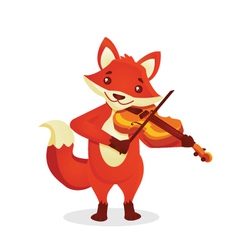 Musical animals rooster trumpet Royalty Free Vector Image