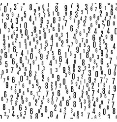 Seamless pattern with the numbers Royalty Free Vector Image